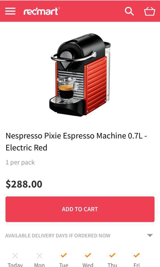 Almost new - PIXIE ELECTRIC RED, TV & Home Appliances, Kitchen ...