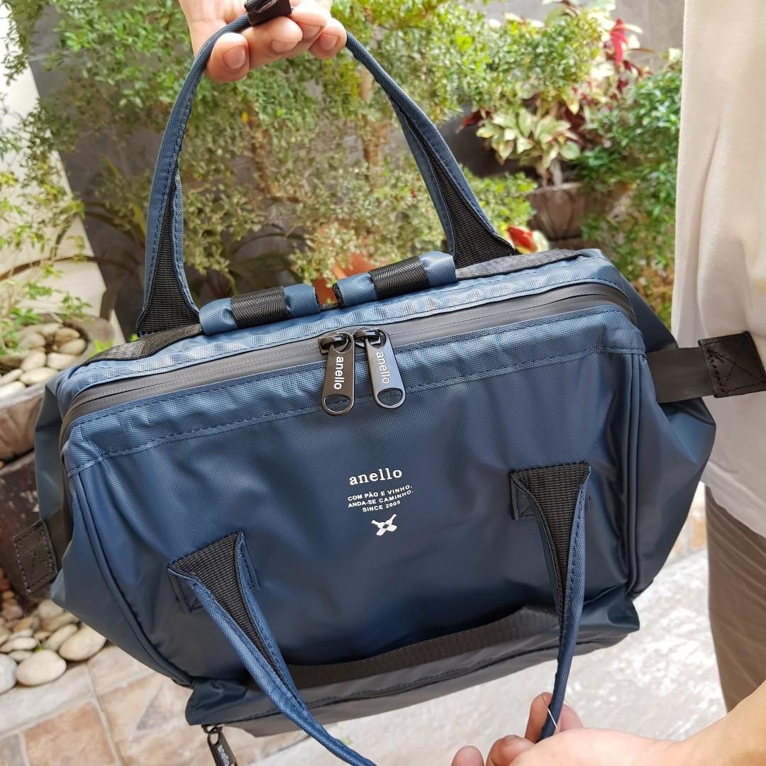 Anello Waterproof Oversea Edition Backpack Rucksack - Navy Blue, Men's ...