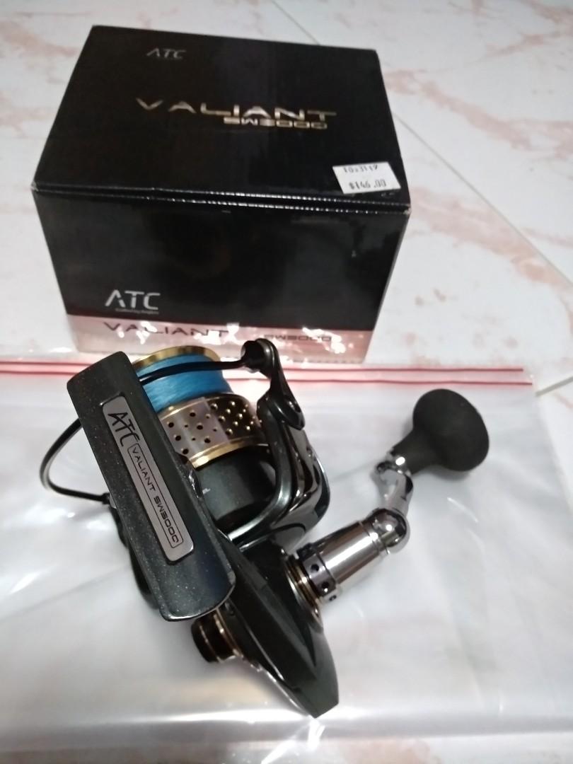 ATC valiant reel fishing fish 5000 rod, Sports Equipment, Fishing on ...