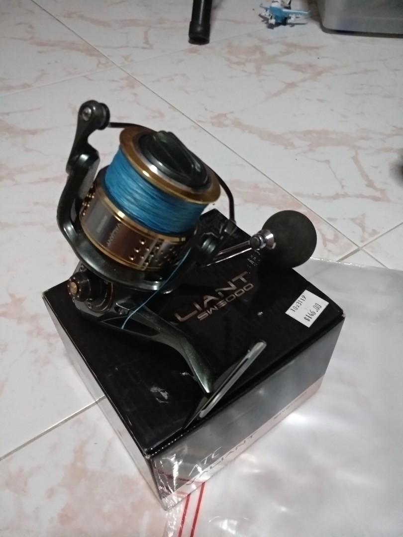 ATC valiant reel fishing fish 5000 rod, Sports Equipment, Fishing on ...