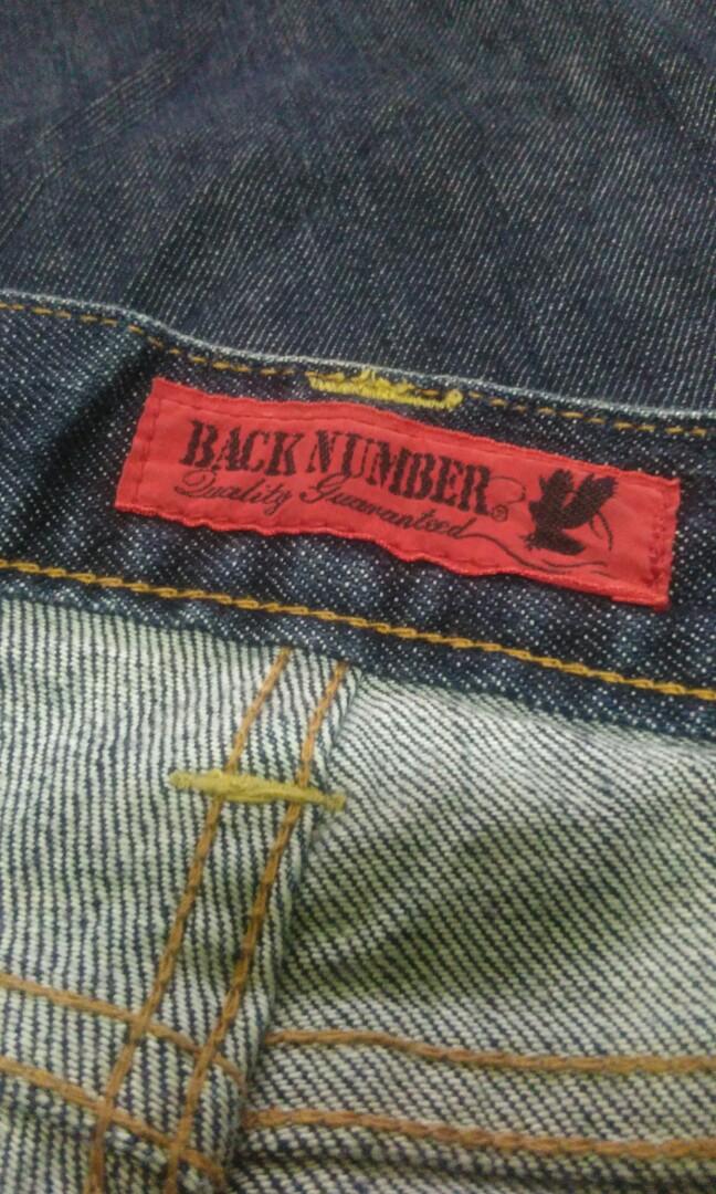 Back number jeans, Men's Fashion, Tops & Sets, Formal Shirts on Carousell