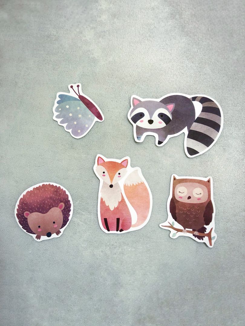 BIG SET 2 animal sticker pack, Hobbies & Toys, Stationery & Craft ...