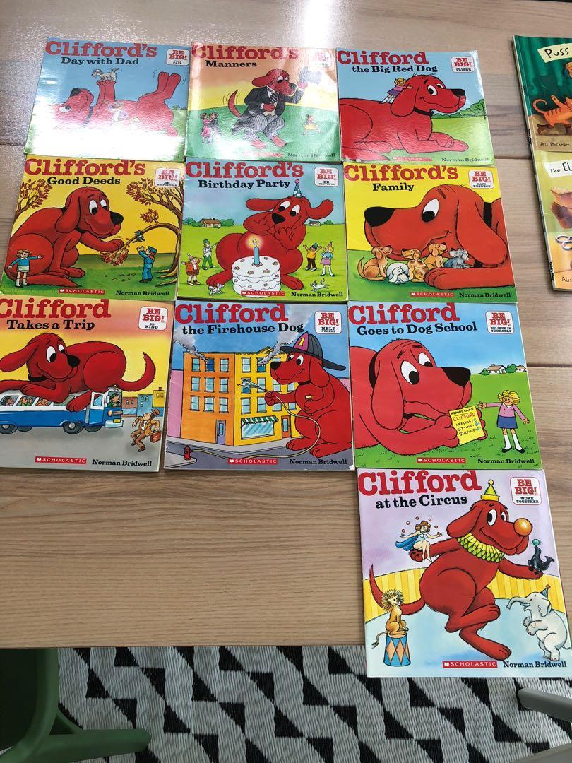 Clifford the Big Red Dog set of 10 books, Hobbies & Toys, Books ...