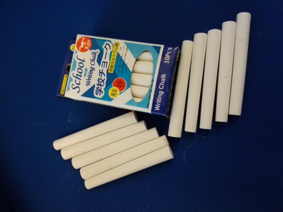 G149 - White & Colours Writing Chalk, Hobbies & Toys, Stationery ...
