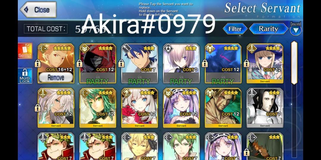 Gilgamesh np2 + 5* CE Fgo na account, Video Gaming, Gaming Accessories, Game Gift Cards ...