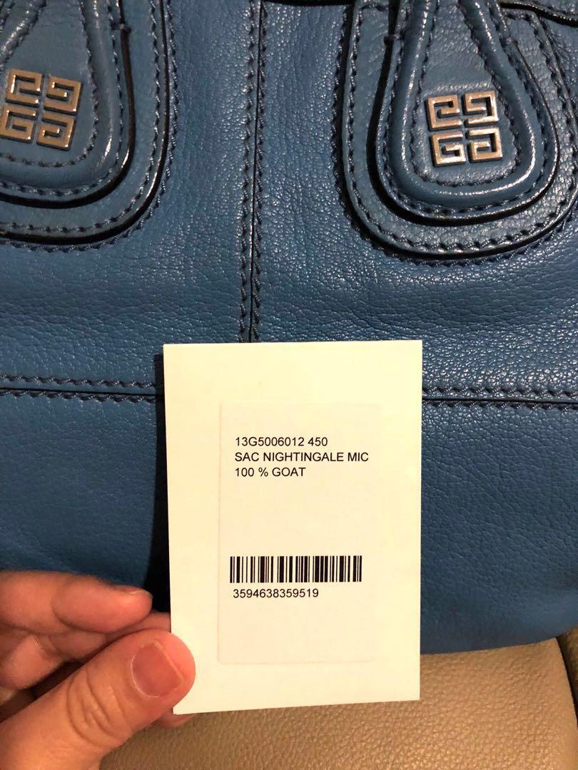 Givenchy Nightingale Micro (Sky Blue), Women's Fashion, Bags & Wallets ...