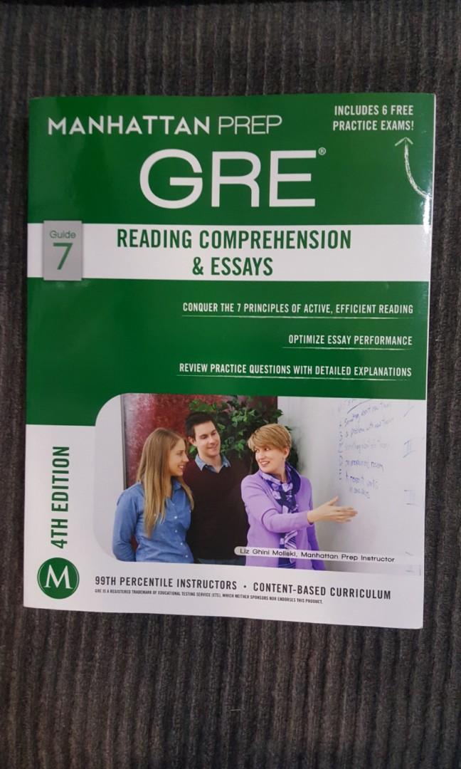 GRE ETS Manhattan Kaplan books, Hobbies & Toys, Books & Magazines ...