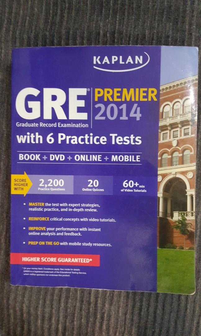 GRE ETS Manhattan Kaplan books, Hobbies & Toys, Books & Magazines ...