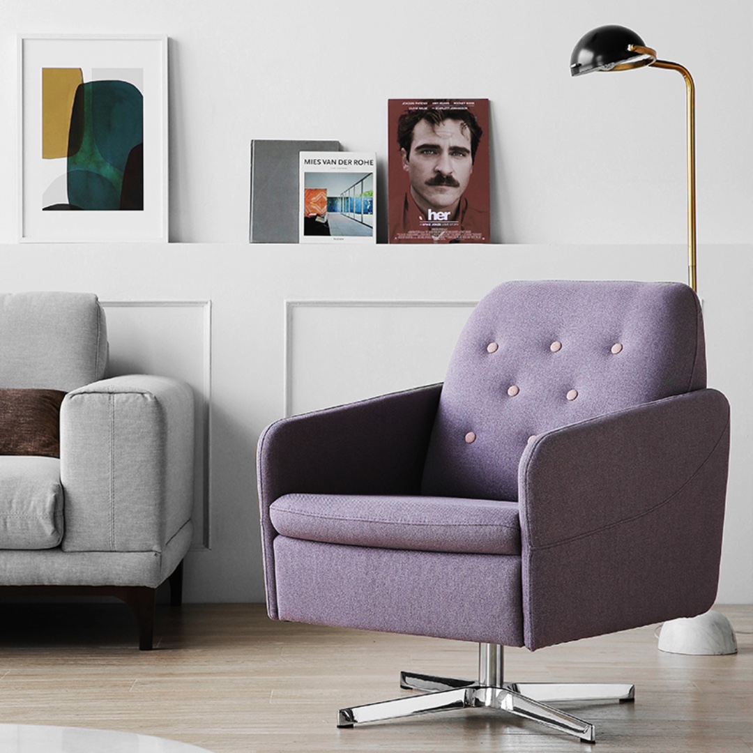 John Designer Rotational Armchair Sofa, Furniture & Home Living ...