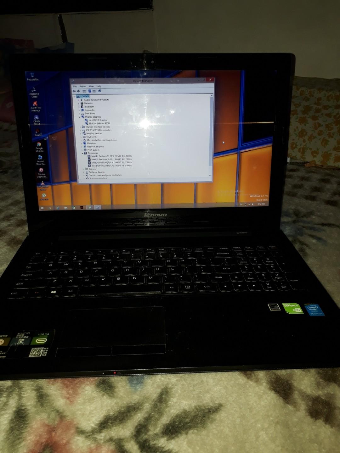 Lenovo Gaming pentium 6th gen with nvidia, Computers & Tech, Laptops ...