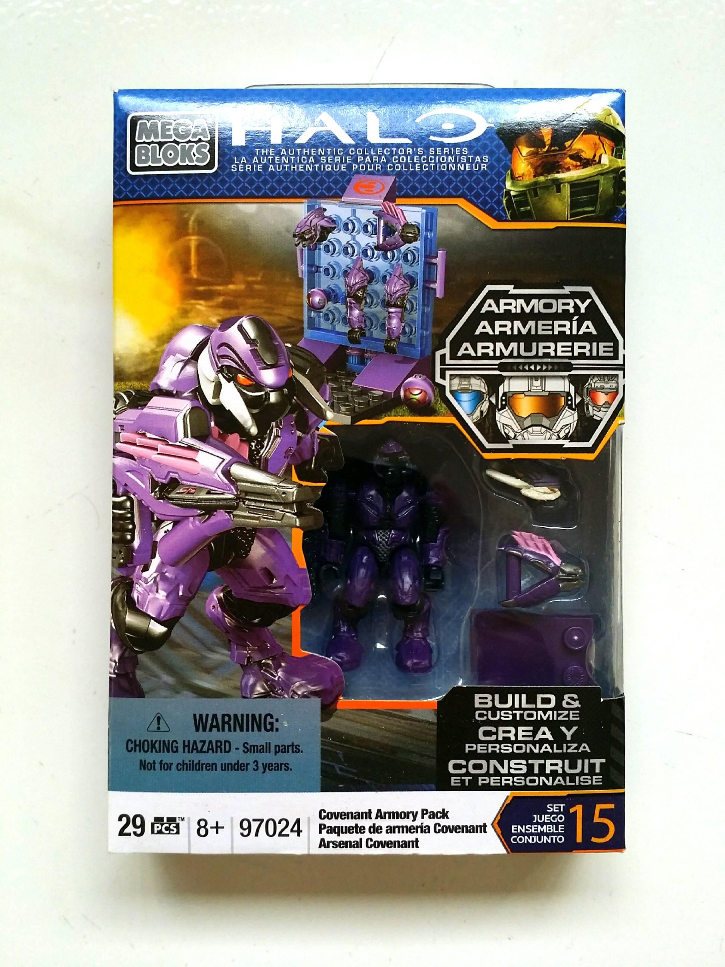 Mega Bloks Halo #97024 Covenant Armory Pack, 22 pcs *Mint in sealed box ...