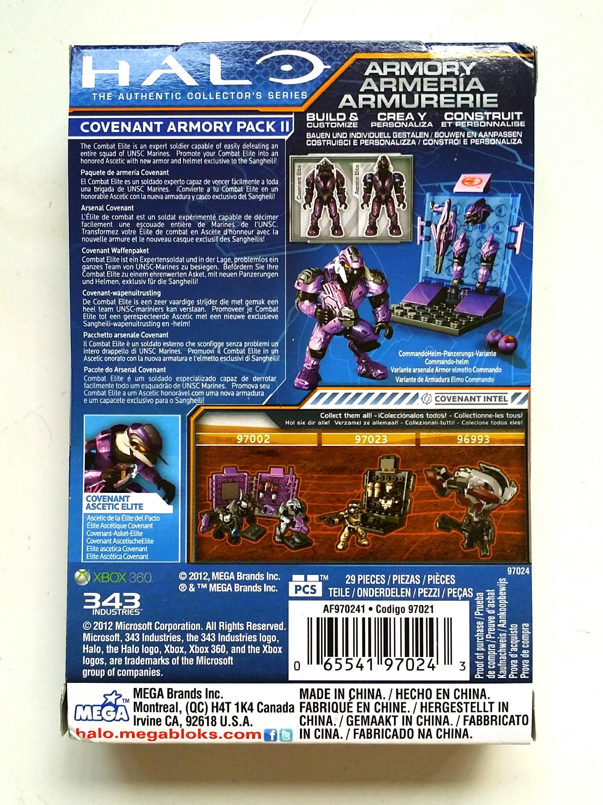 Mega Bloks Halo #97024 Covenant Armory Pack, 22 pcs *Mint in sealed box ...