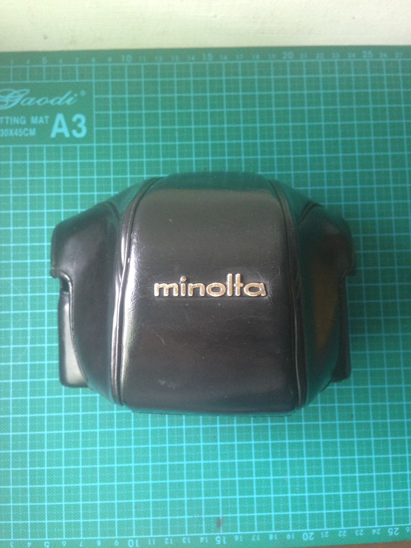 Minolta srt101 leather full case, Photography, Photography Accessories ...