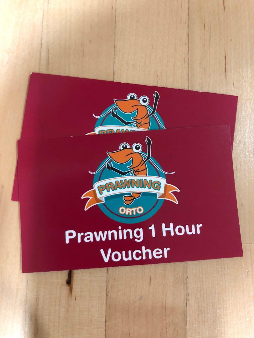 ORTO Prawning 1 Hour Voucher, Tickets & Vouchers, Vouchers on Carousell
