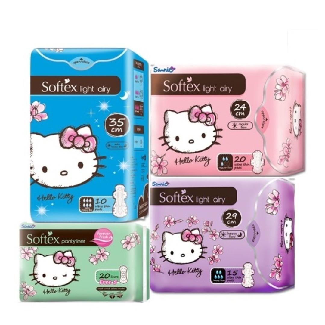 [PO] Softex Hello Kitty Sanitary Pads, Everything Else on Carousell