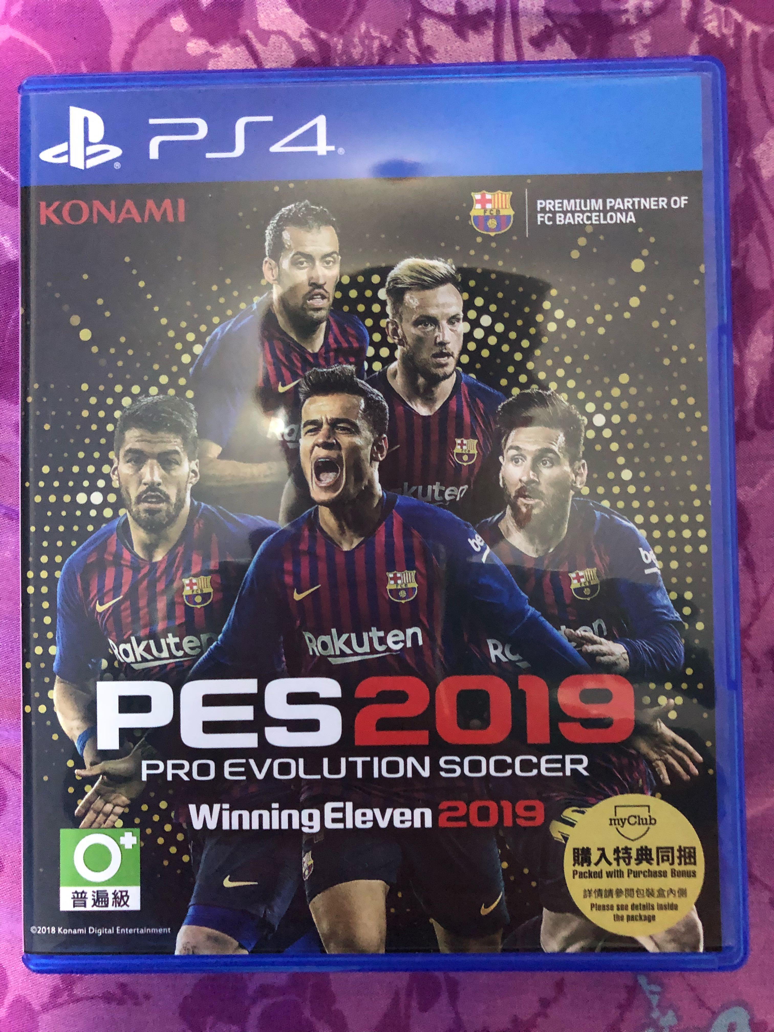 Pro Evolution Soccer 2019 - PS4, Video Gaming, Video Games, PlayStation ...