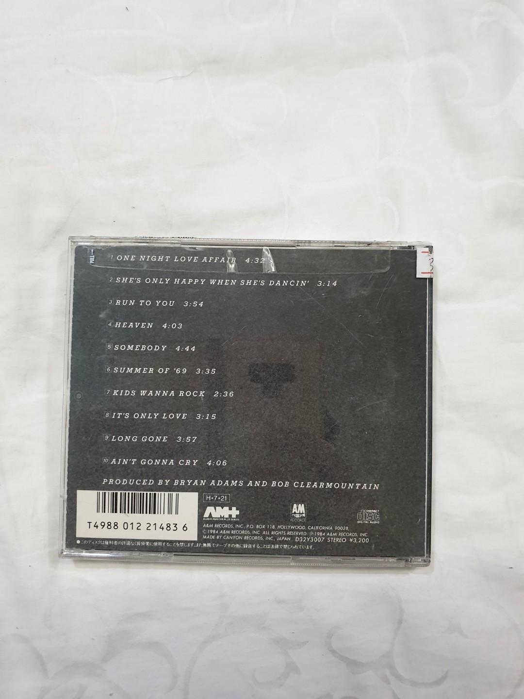Reckless - Bryan Adams, Hobbies & Toys, Music & Media, Vinyls on Carousell