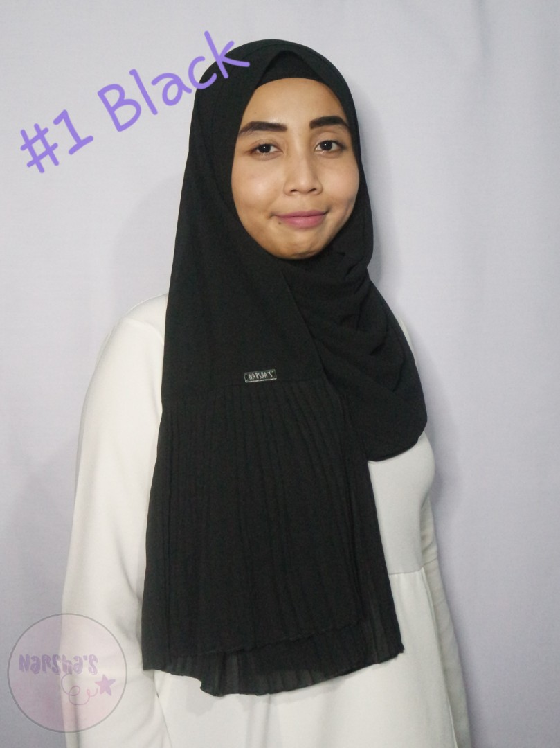 Ruffle Instant Shawl (Buy 2 free 1), Women's Fashion, Muslimah Fashion ...