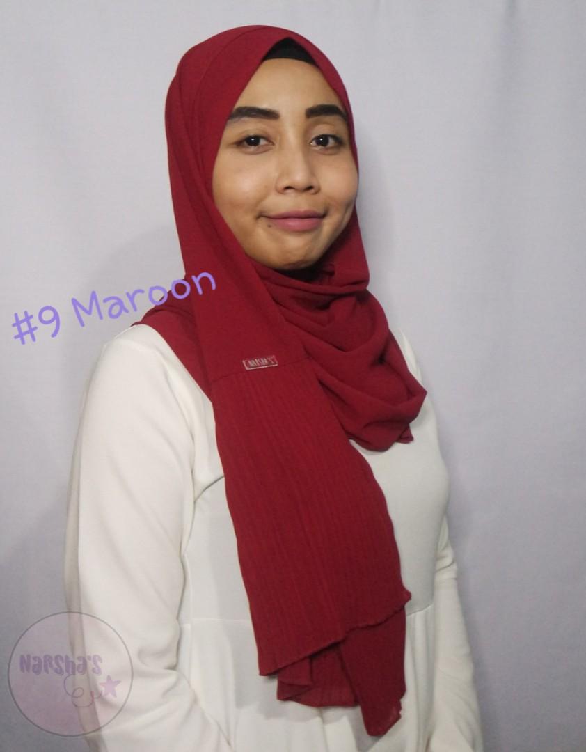 Ruffle Instant Shawl (Buy 2 free 1), Women's Fashion, Muslimah Fashion ...