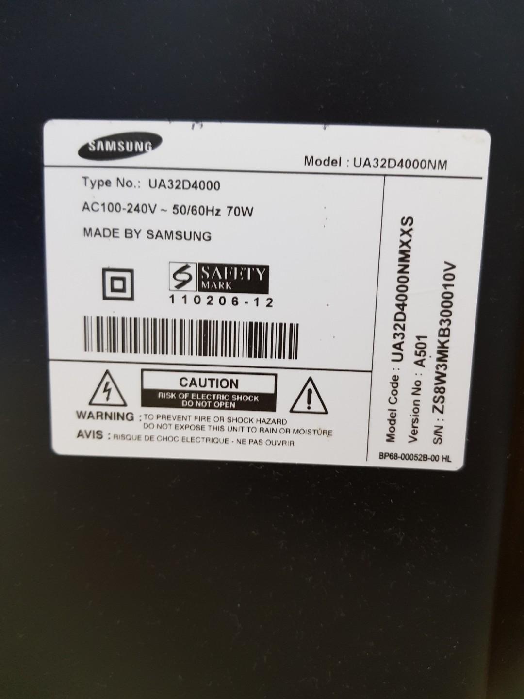 Samsung TV 30", TV & Home Appliances, TV & Entertainment, TV on Carousell