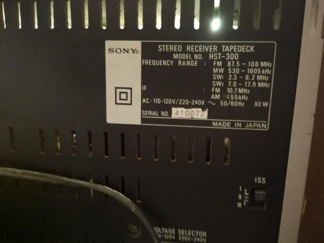 Sony hst-300 amplifier, Audio, Soundbars, Speakers & Amplifiers on ...