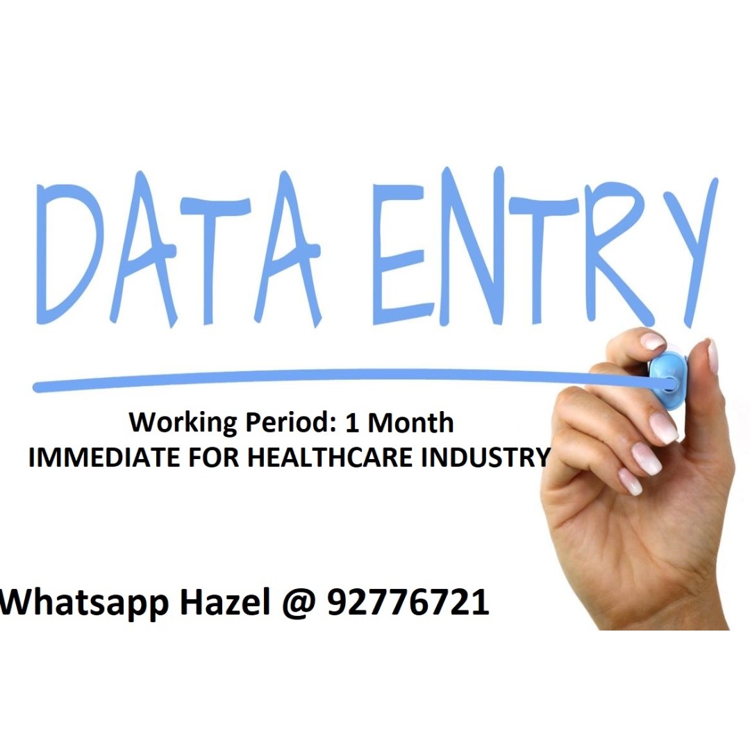 Temp Data Entry x 20 - HAZC, Jobs, Admin & Finance on Carousell
