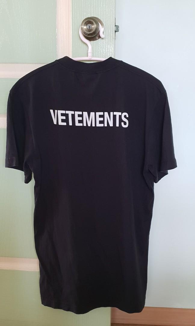 Vetements Staff Tee, Men's Fashion, Clothes, Tops on Carousell