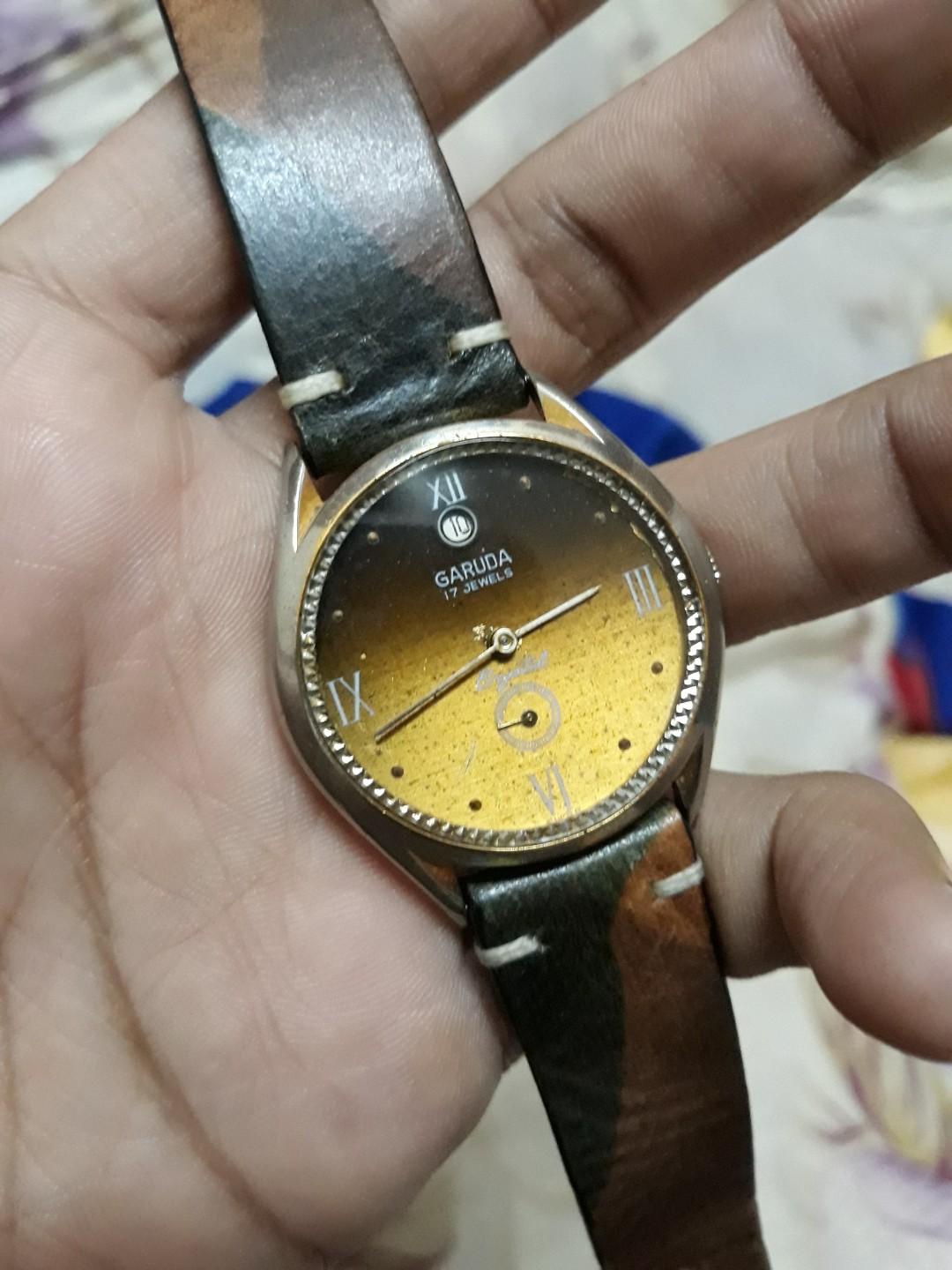 Vintage Garuda Crystal 17jewels, Men's Fashion, Watches & Accessories ...