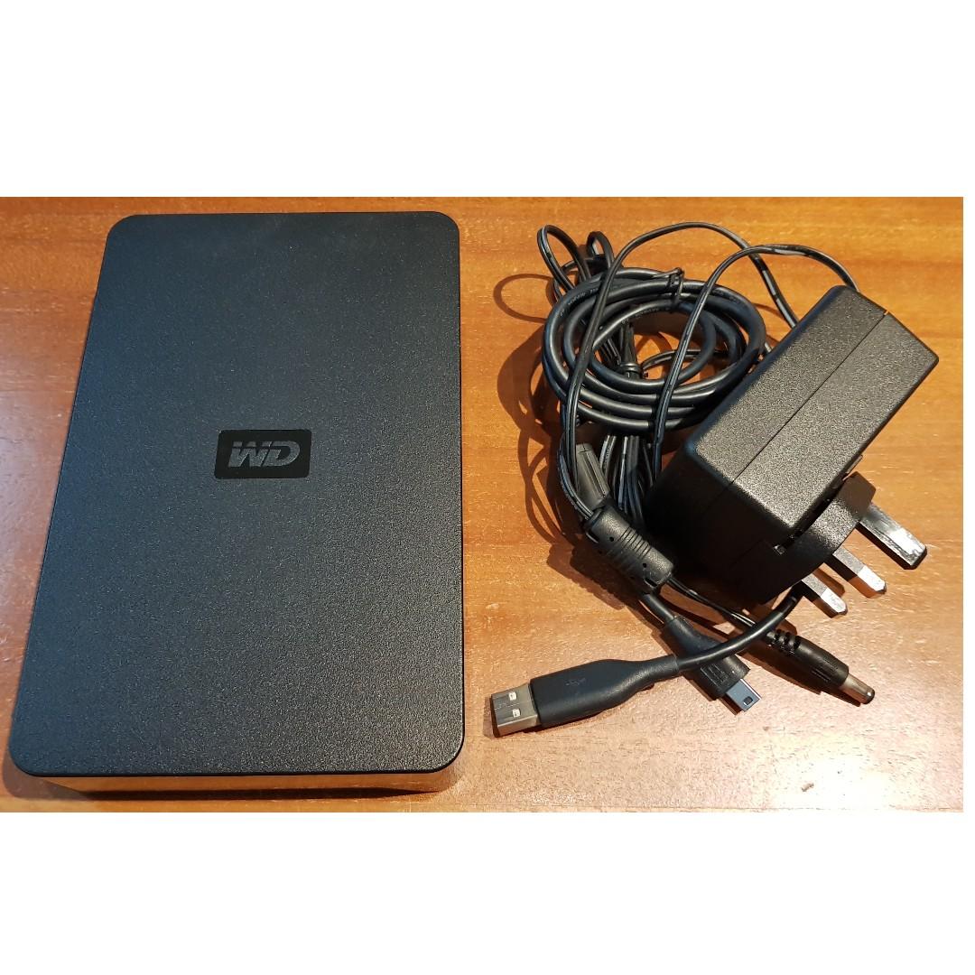 2 TB WD Elements Desktop hard drive - USB 2.0 Series - WDBAAU0020HBK ...