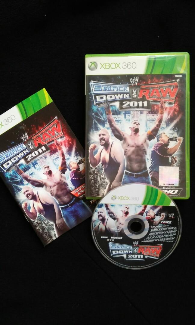 WWE SmackDown vs Raw 2011 for Xbox360, Video Gaming, Video Games, Xbox ...