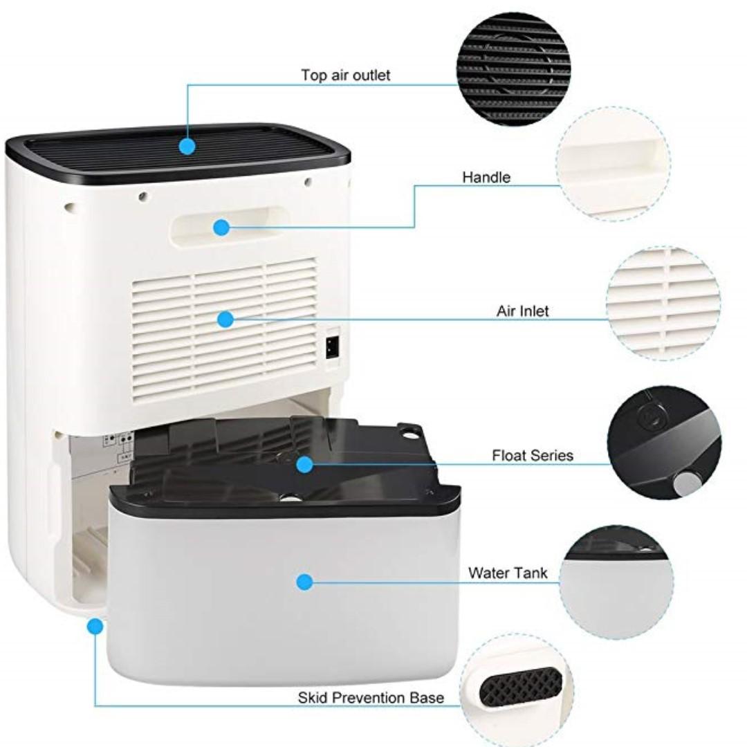 AIRPLUS 2.5L Air Semiconductor Air Dehumidifier Moisture Absorbing and ...
