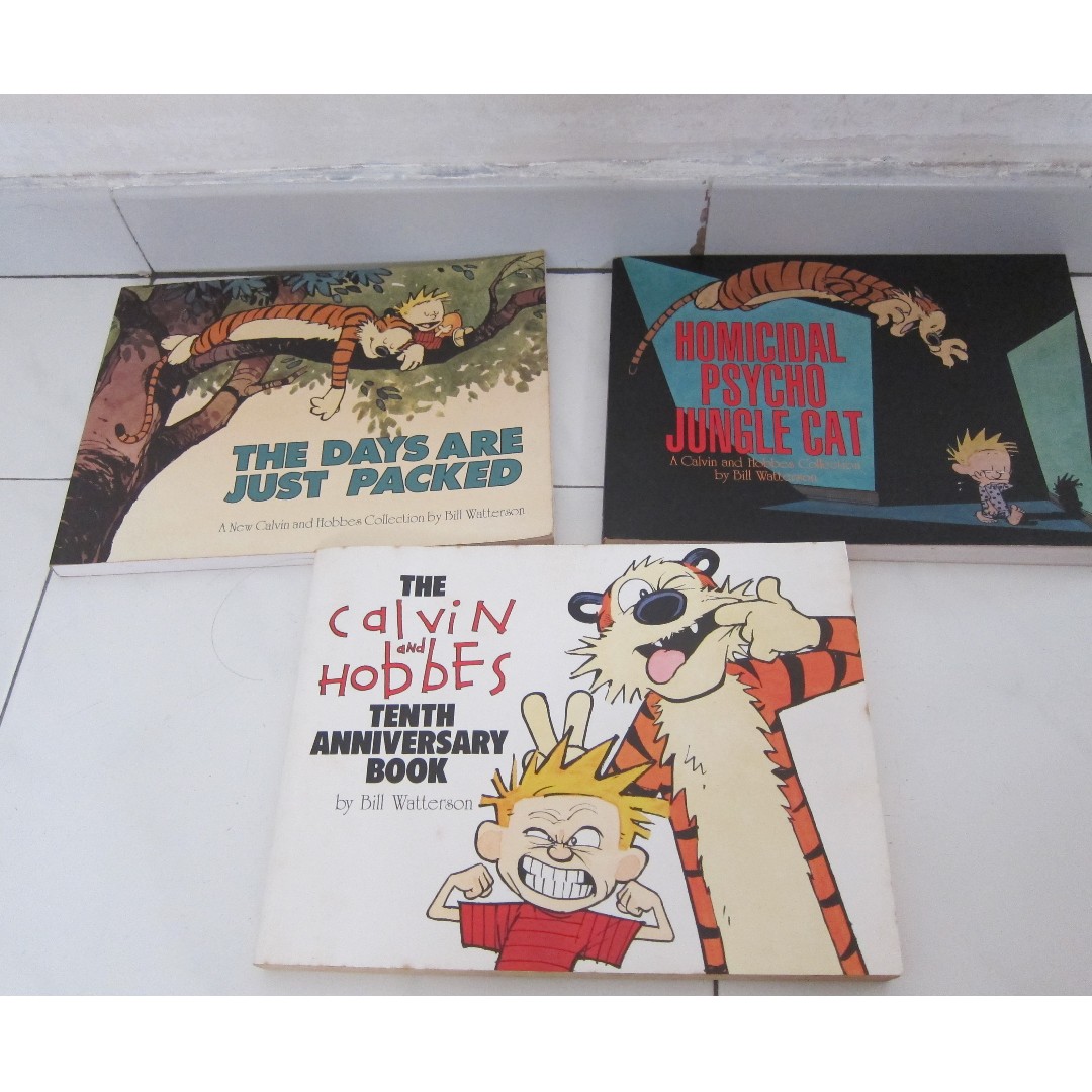 Calvin and Hobbes 5 Children Books, Hobbies & Toys, Books & Magazines ...