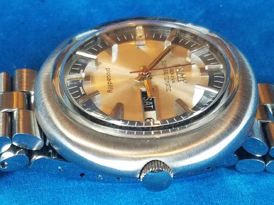 Camy ~ Swiss Made Automatic Watch. Very rare ~ Large size 45mm~ NOS New ...