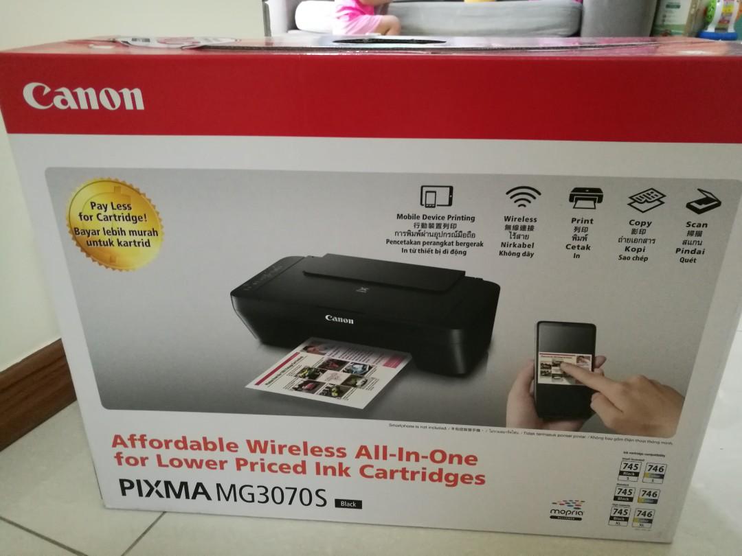 Canon Pixma MG3070S, Computers & Tech, Printers, Scanners & Copiers on ...