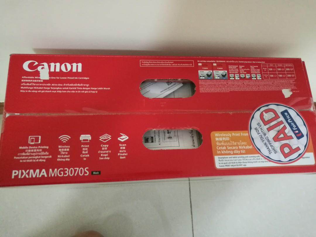 Canon Pixma MG3070S, Computers & Tech, Printers, Scanners & Copiers on ...