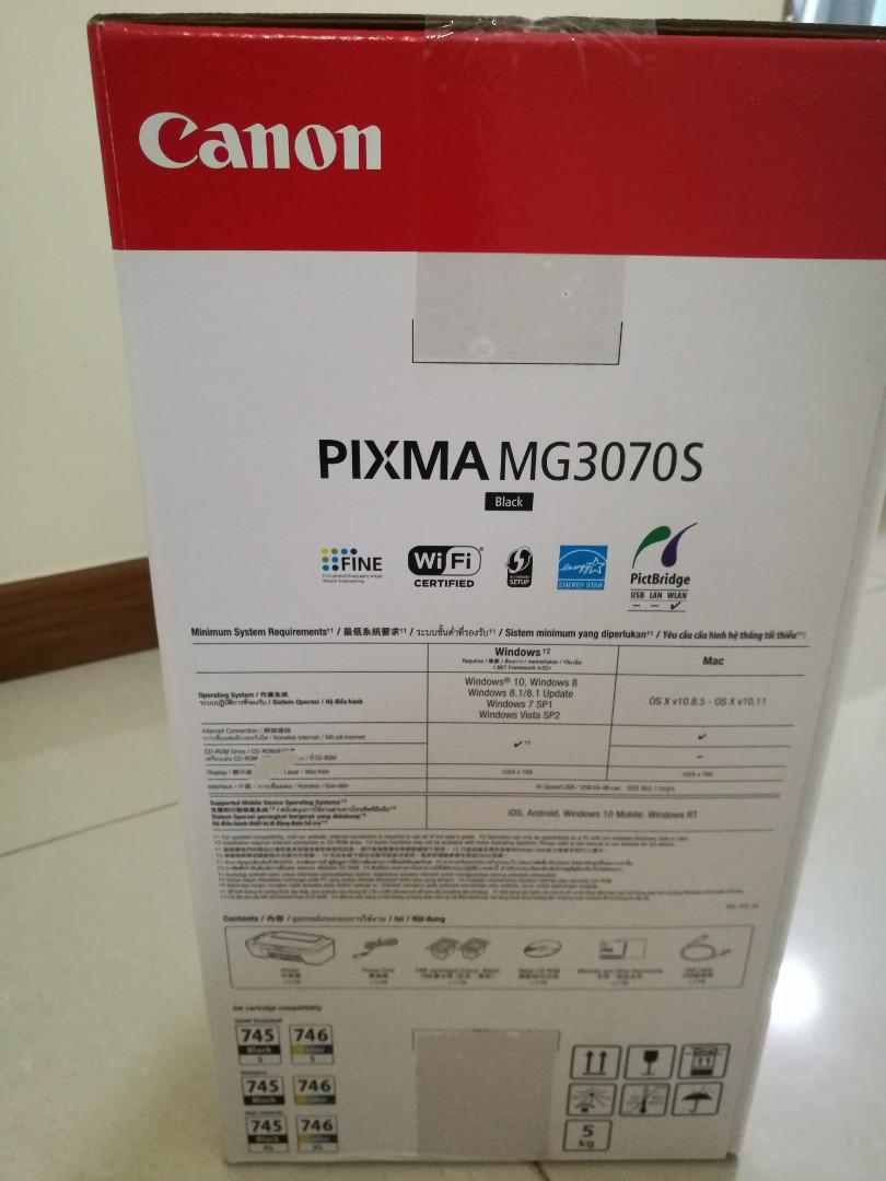 Canon Pixma MG3070S, Computers & Tech, Printers, Scanners & Copiers on ...