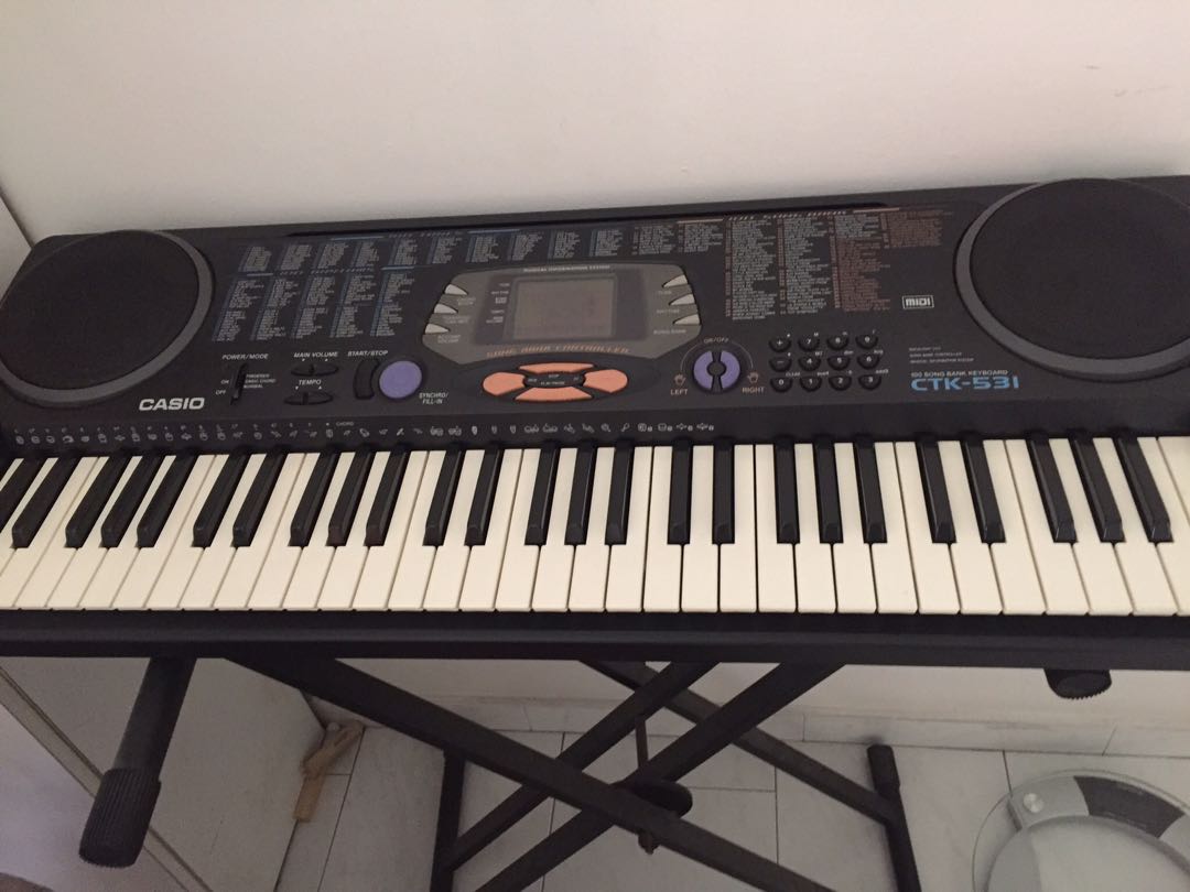Casio Keyboard, Hobbies & Toys, Music & Media, Musical Instruments on ...