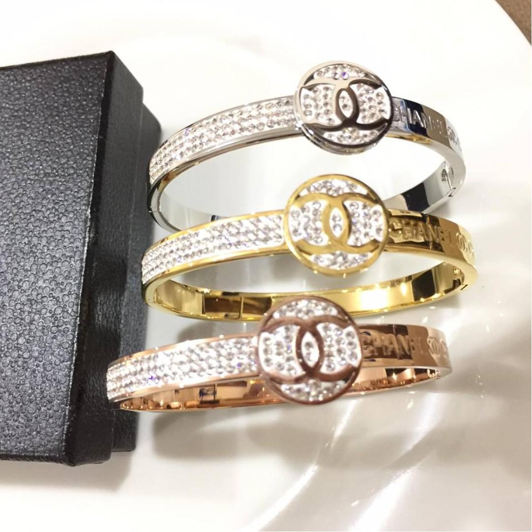 CHANEL BANGLE, Women's Fashion, Jewelry & Organizers, Bracelets on ...