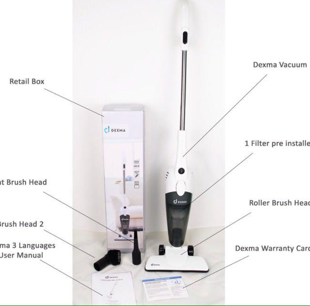 Dexma One Cyclone Vacuum Cleaner - 2 in 1 Handheld and Stick, TV & Home ...
