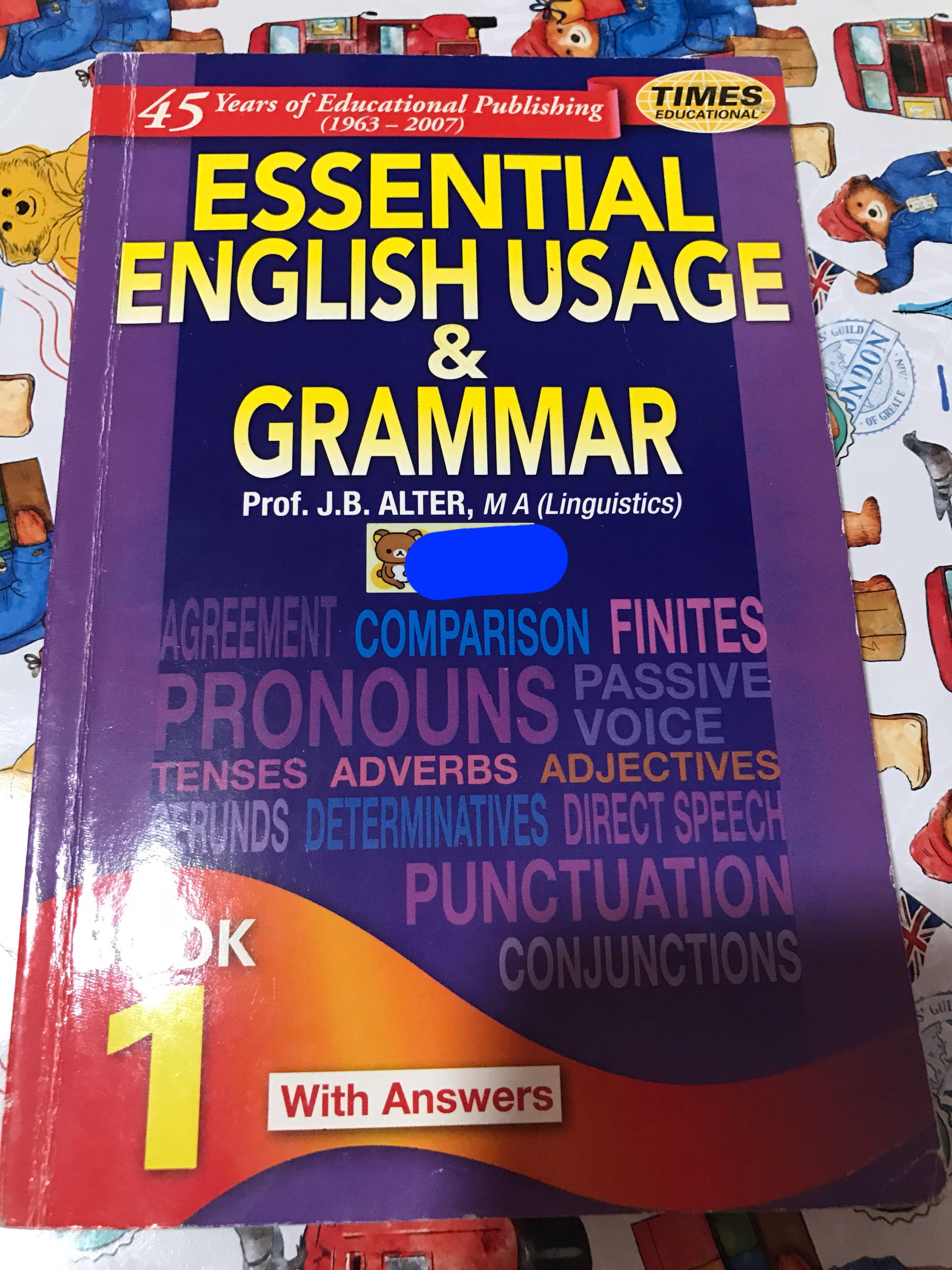 Essential English Usage & Grammar Book 1, Hobbies & Toys, Books ... Essential English Usage & Grammar Book 1, Hobbies & Toys, Books ...