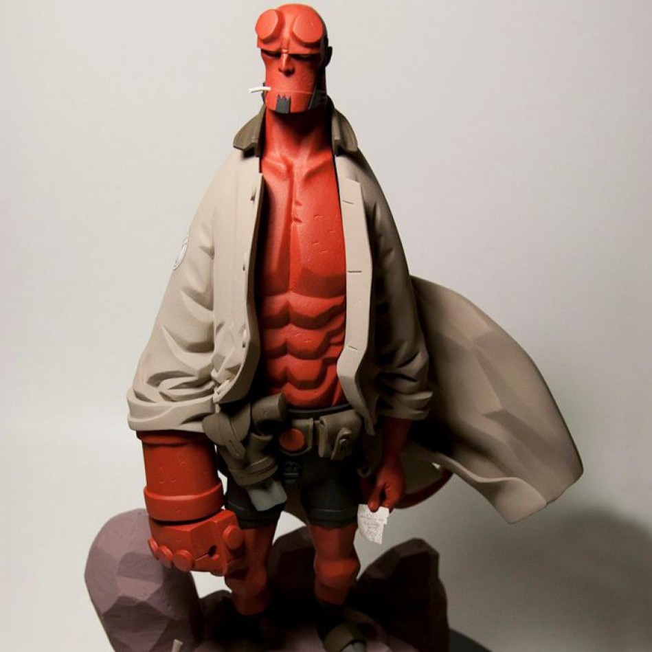 Fariboles HellBoy statue, Hobbies & Toys, Toys & Games on Carousell