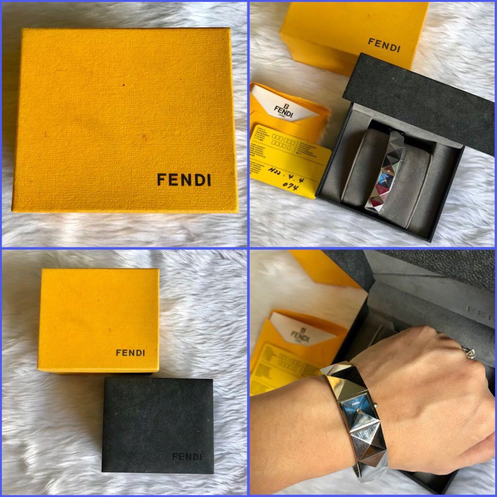 Fendi All Steel with Blue Face Ladies Watch, Women's Fashion, Watches ...