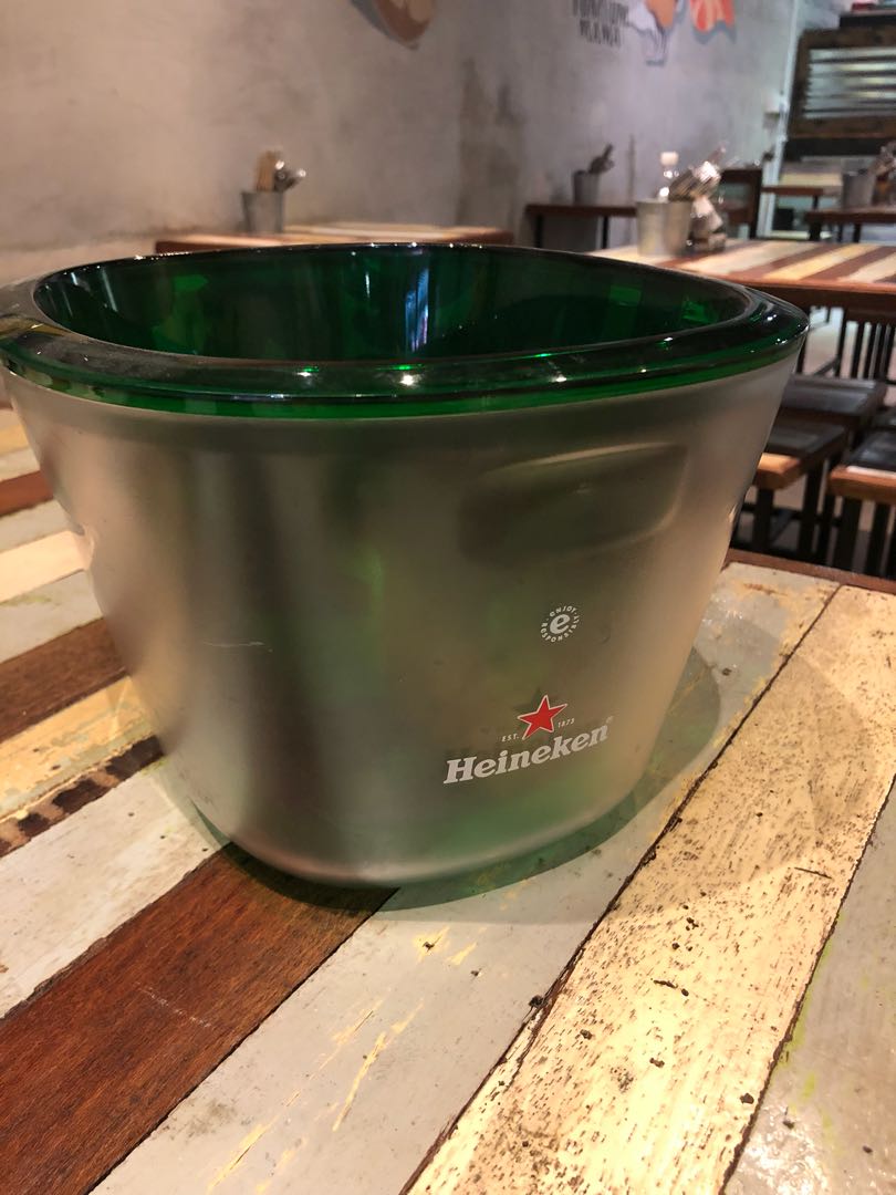 Heineken Beer Bucket, Home Appliances, Kitchenware on Carousell