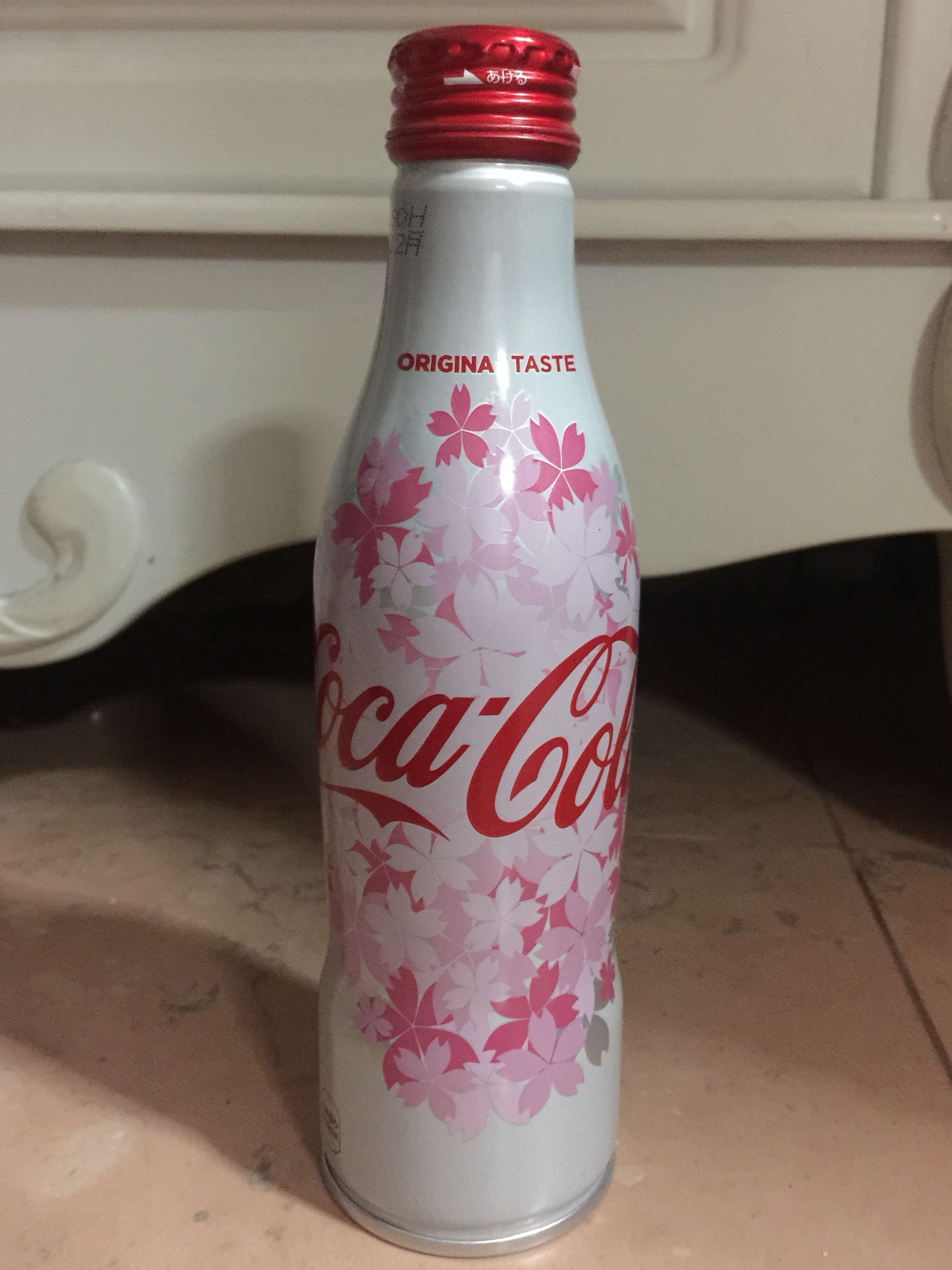 Japan Sakura Coca Cola aluminium bottle, Hobbies & Toys, Memorabilia ...