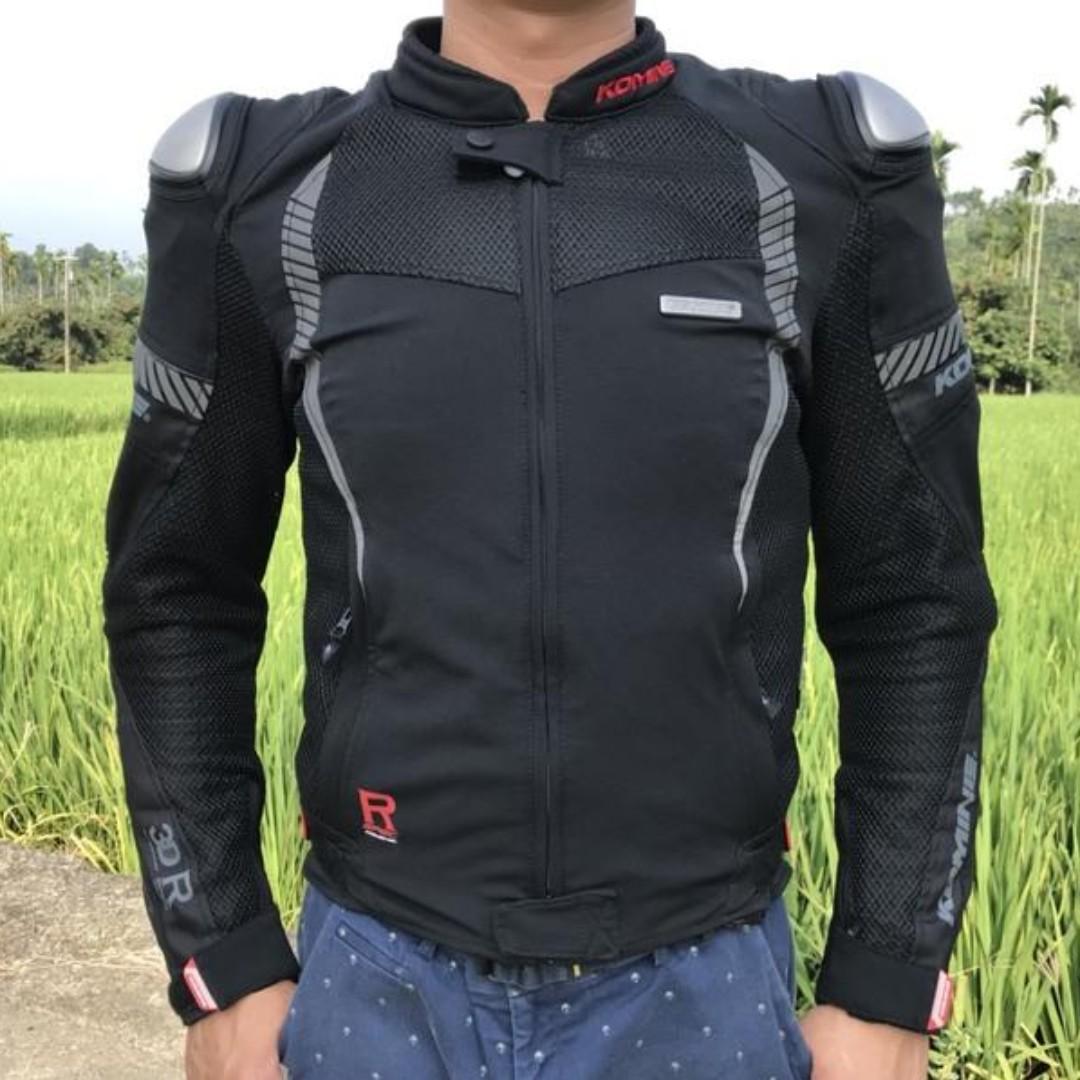 Komine JK089 JK-089 Titanium alloy sport mesh jacket R-Spec armoured, Motorcycles, Motorcycle ...