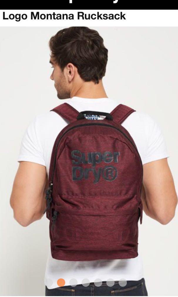 Superdry Logo montana backpack , Women's Fashion, Bags & Wallets ...