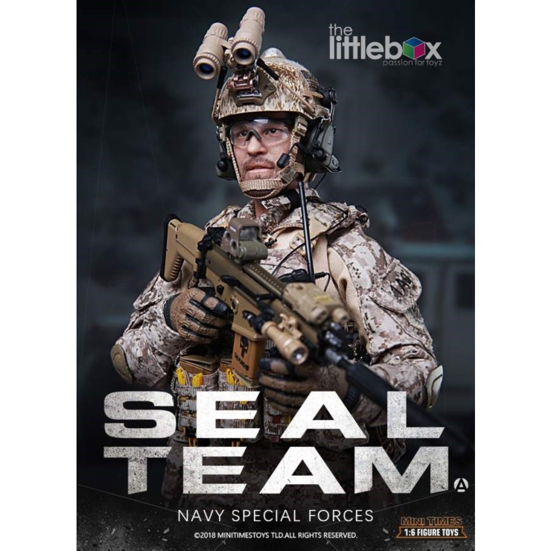 Mini Time MT M012 1/6 Seal Team Navy Special Forces Minitimes, Hobbies ...