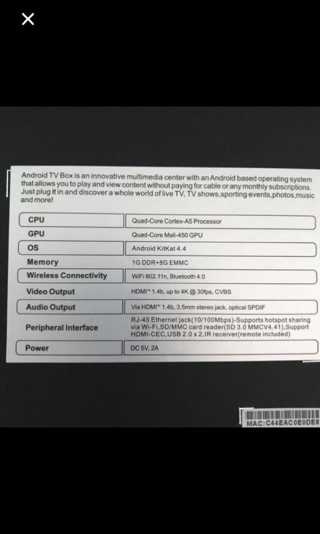 Mint: Micox Android TV Box, Home Appliances, TVs & Entertainment ...