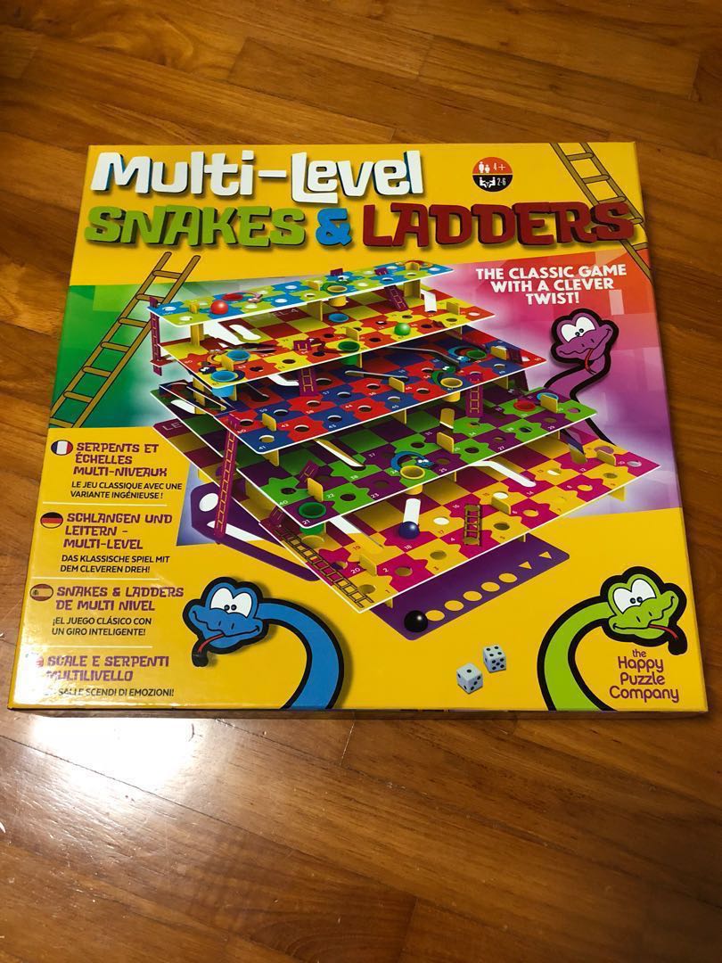Multi Level Snakes & Ladders, Hobbies & Toys, Toys & Games on Carousell
