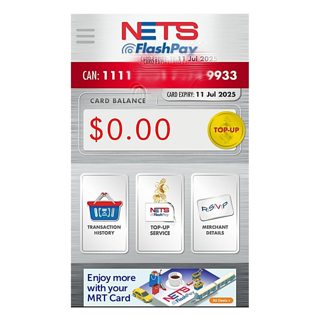 NETS FlashPay SESAME STREET RETRO SPECIAL NUMBER GOLDEN NUMBER FREE ...